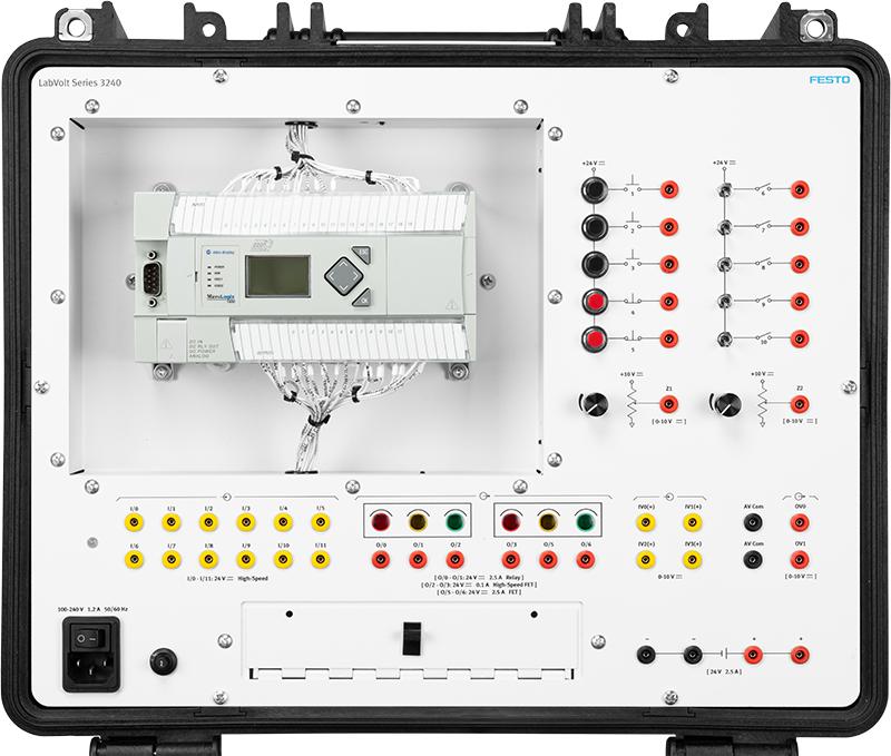 LabVolt Series by Festo Didactic - Programmable Logic Controller (AB MicroLogix 1400 with Case ...