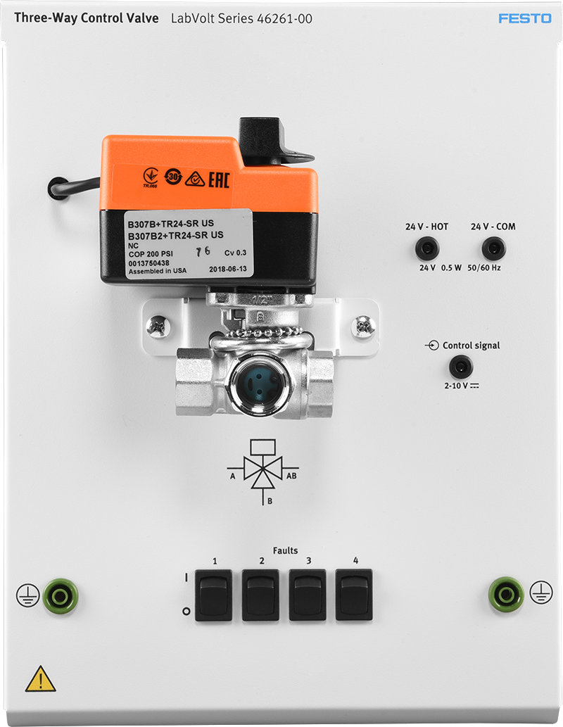 LabVolt Series by Festo Didactic - Three-Way Control Valve (46261-0X)